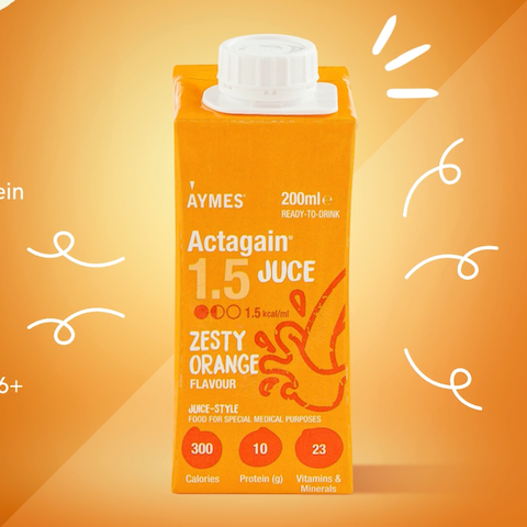 Actagain Juce - an alternative to milk-based ONS - AYMES Nutrition