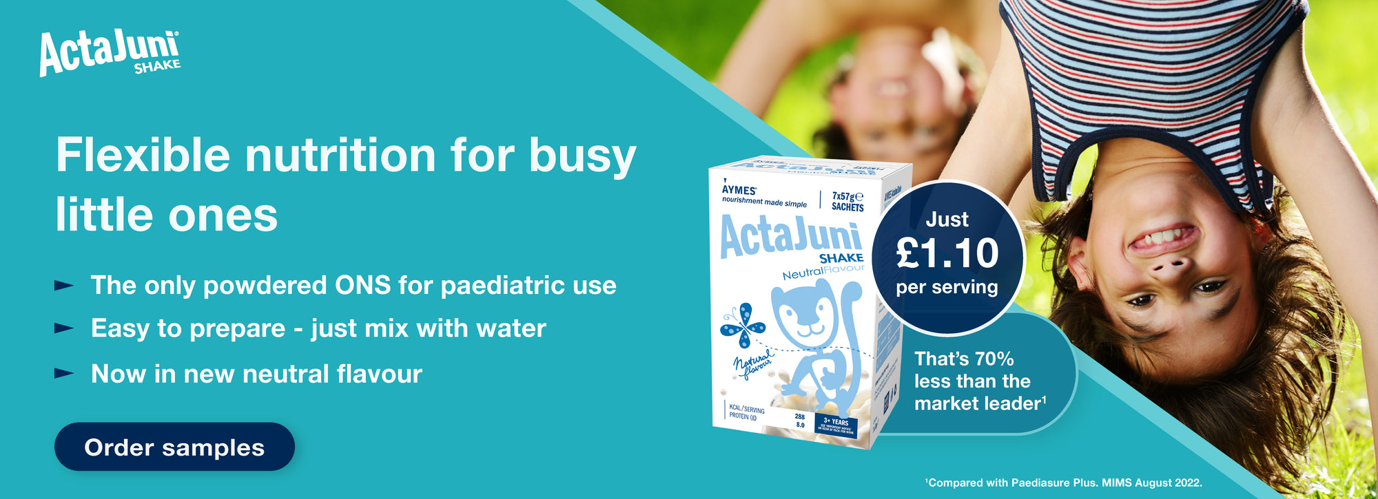 An innovative range of powdered paediatric products - AYMES Nutrition