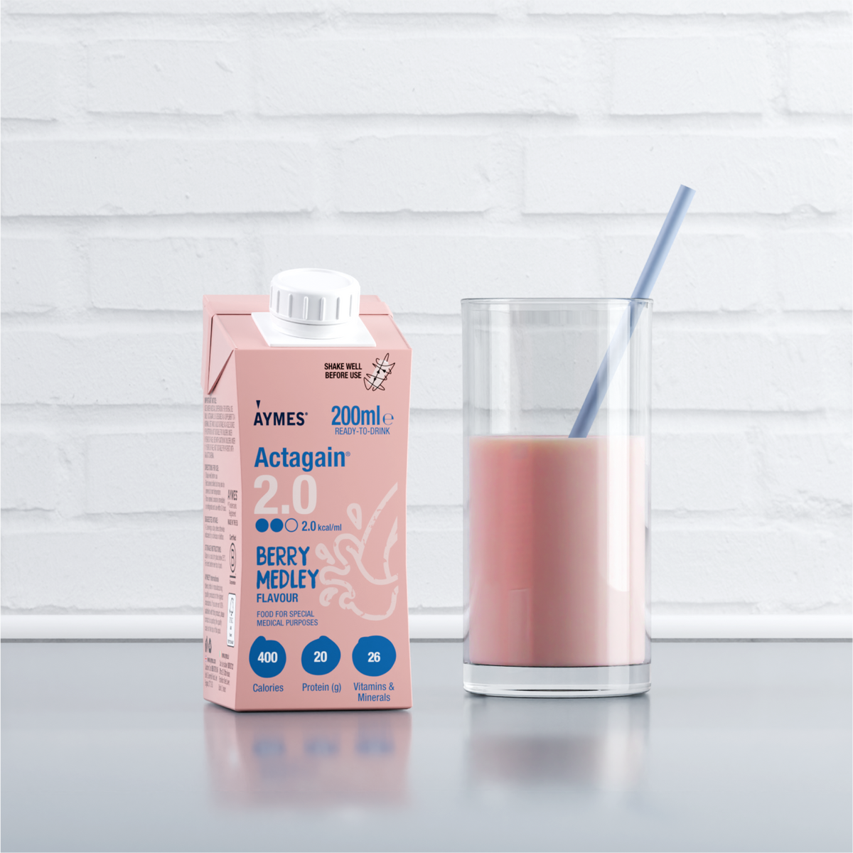 Actagain 2.0 (formerly AYMES 2.0Kcal) - AYMES Nutrition